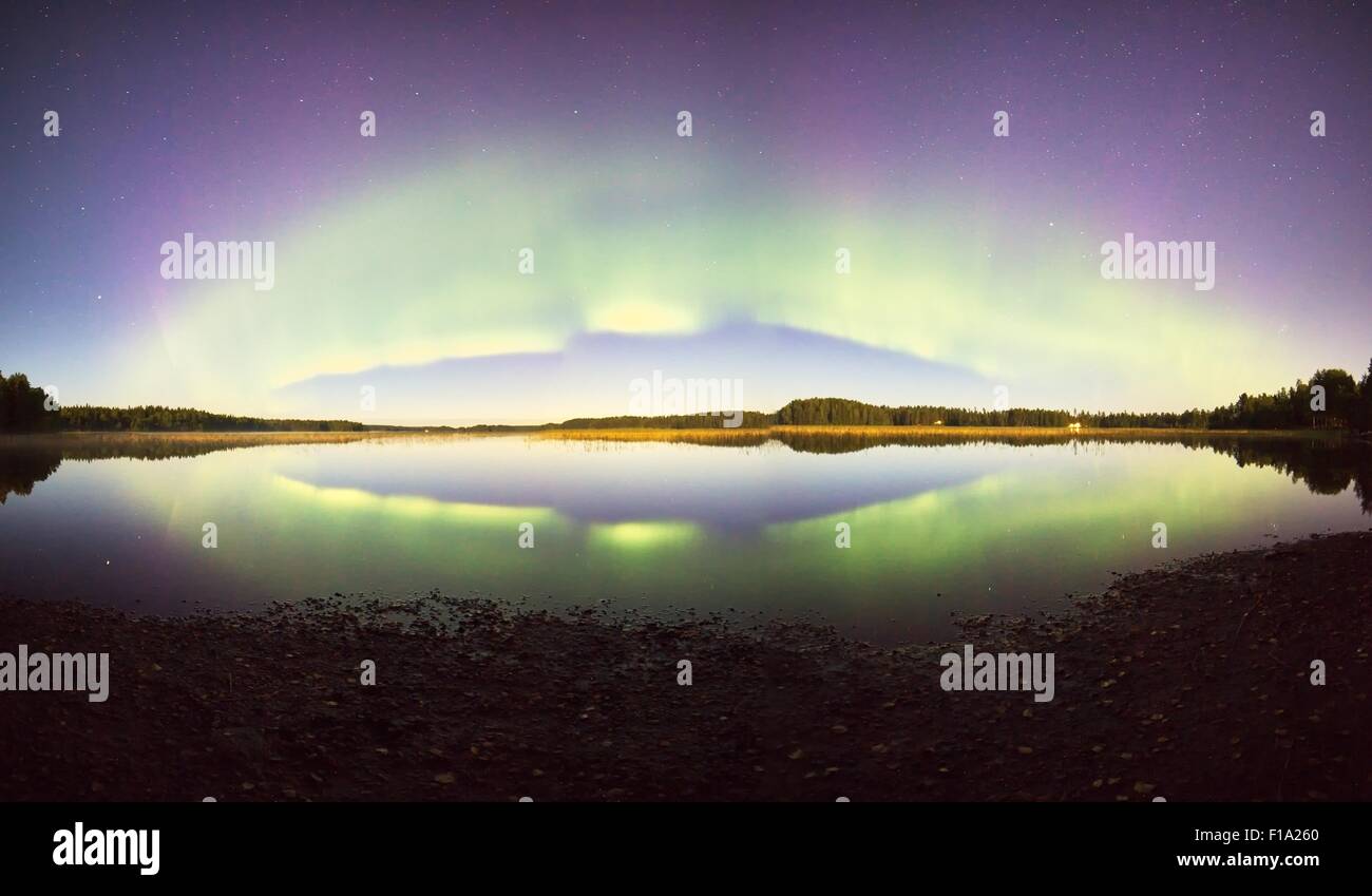 Mysterious purple night sky hi-res stock photography and images - Alamy