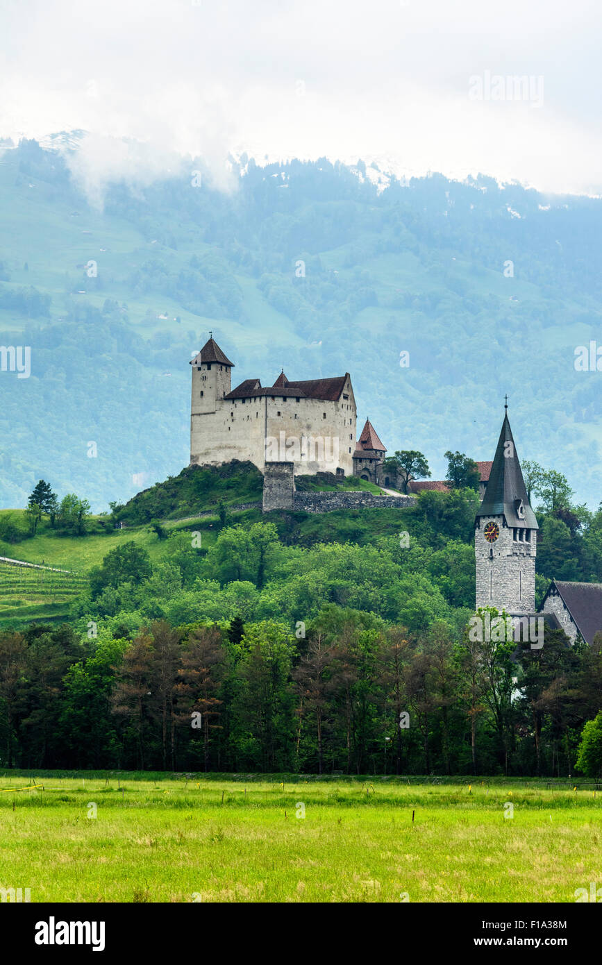 Gutenberg Castle, Balzers, Liechtenstein Stock Photo - Alamy