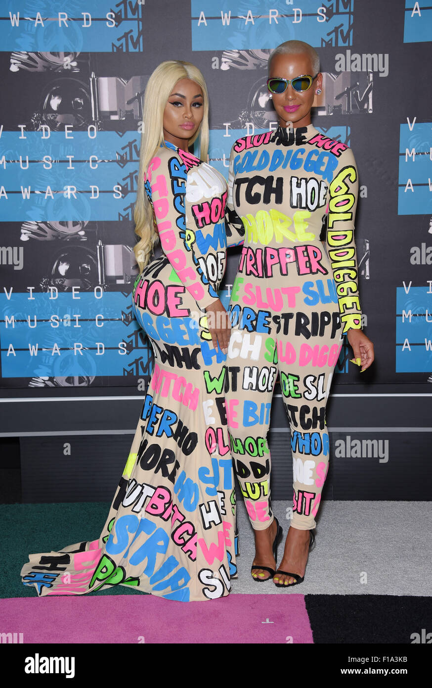 Los Angeles, California, USA. 30th Aug, 2015. Blac Chyna & Amber Rose ...