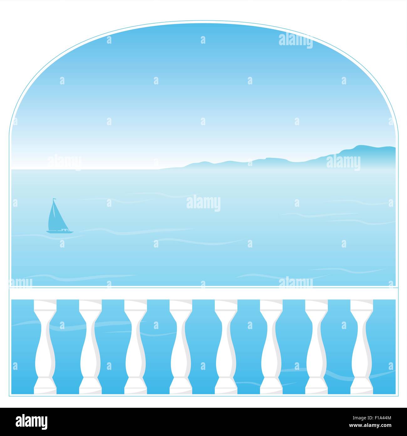 Small sailing ship sea Cut Out Stock Images & Pictures - Alamy