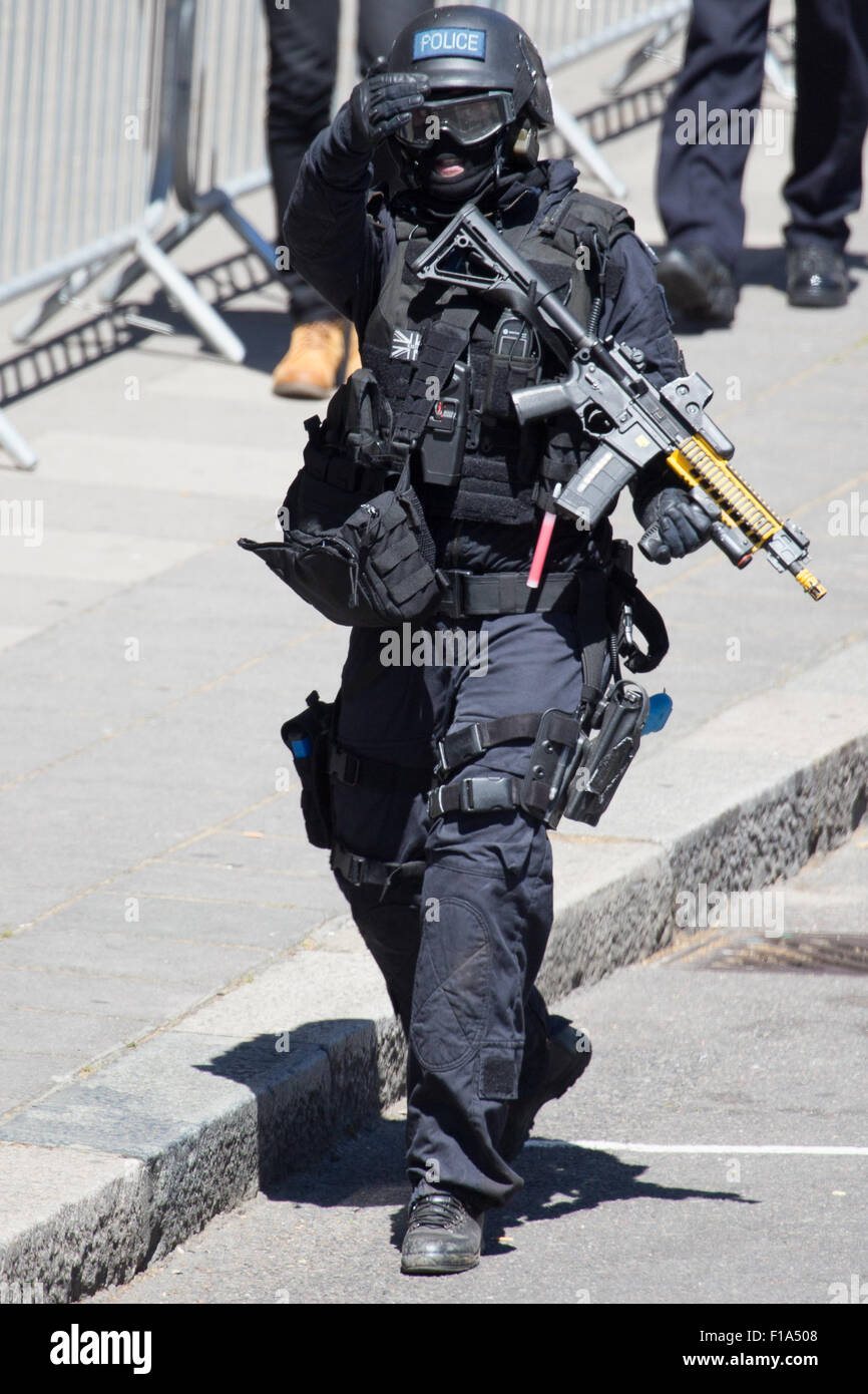 London Emergency Services practice their response to a terrorist attack ...