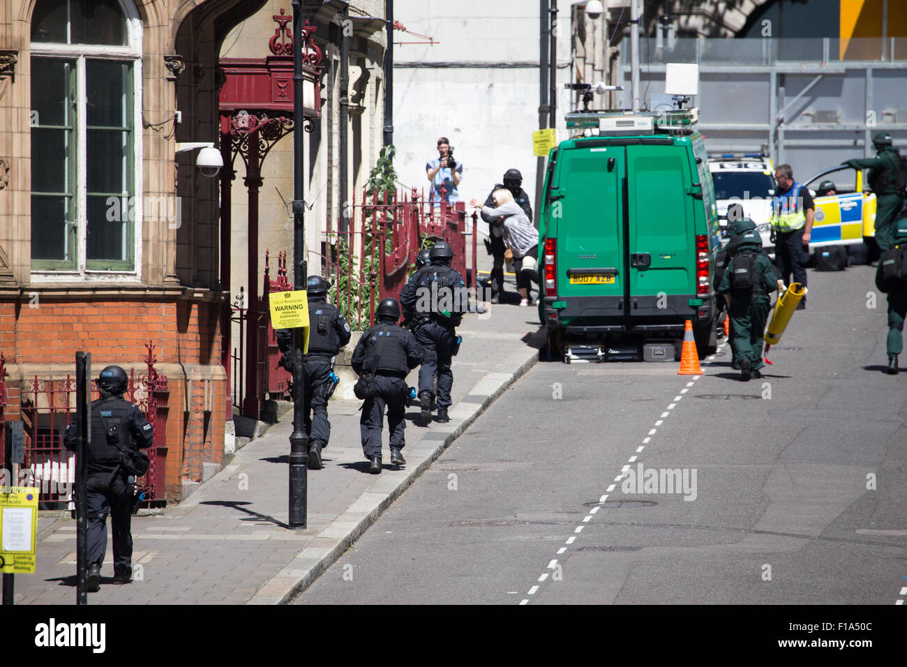 London Emergency Services practice their response to a terrorist attack ...