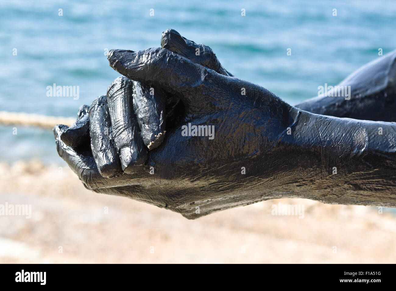 Dead sea mud - Jordan Stock Photo - Alamy