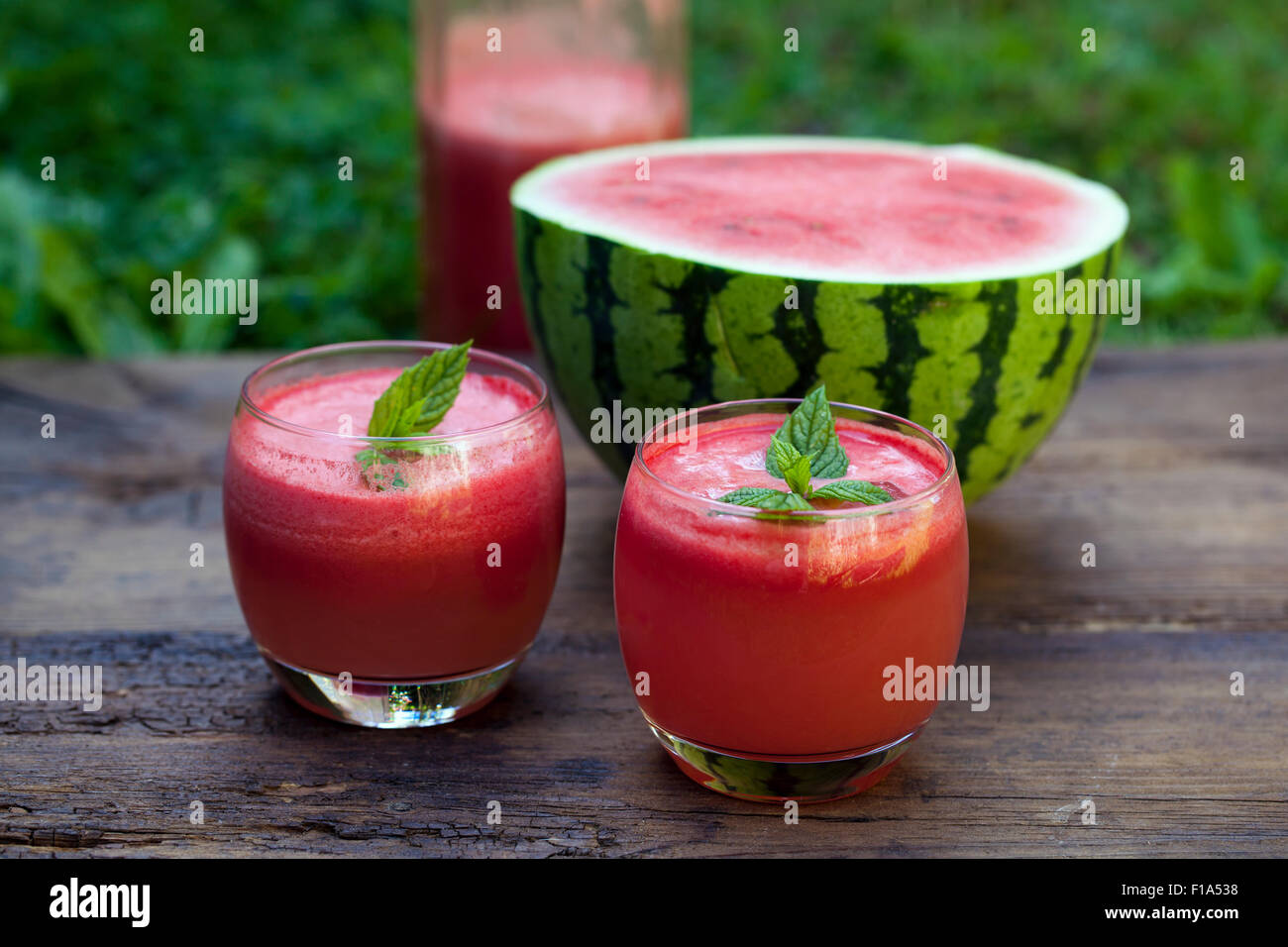 Watermelon cocktail Stock Photo - Alamy