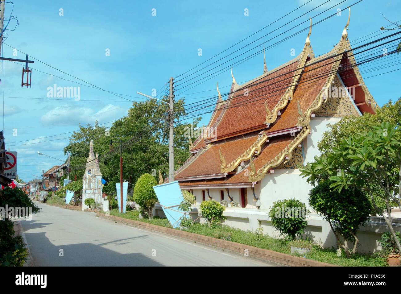 Loei province, Thailand. 15th Oct, 2014. House in traditional Thai style, Dan Sai, Loei province ...