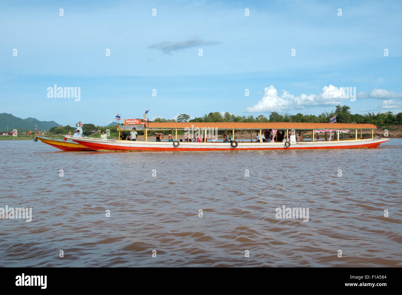 Loei province, Thailand. 15th Oct, 2014. Traditional Thai long-tail ...