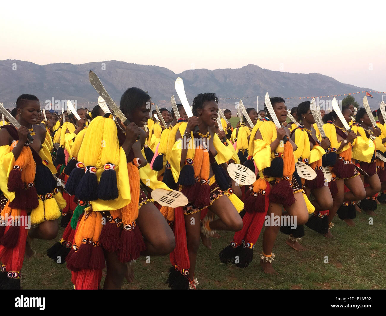 Swaziland reed dance hi-res stock photography and images - Alamy