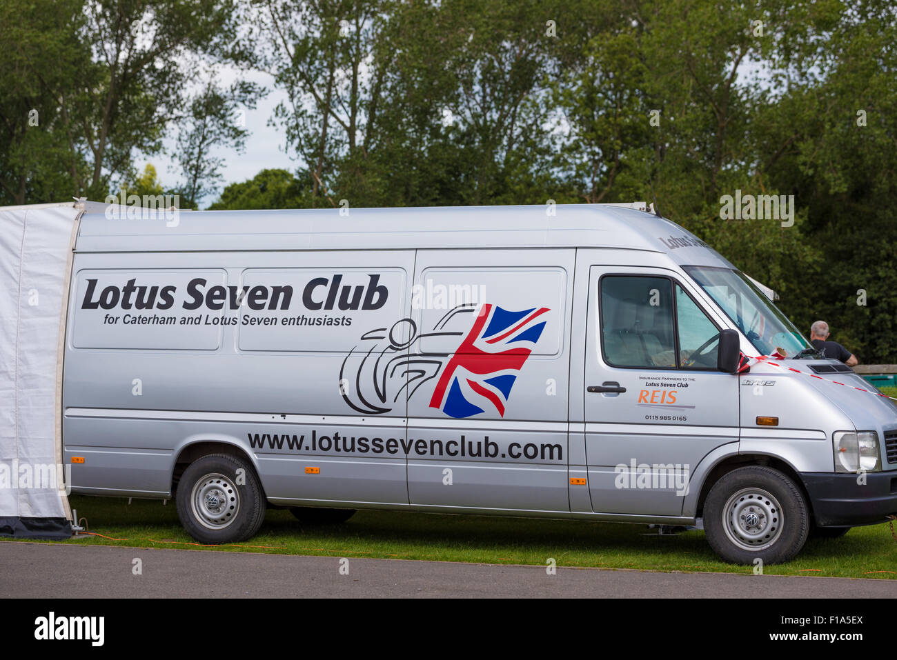 The Lotus seven club VW van at the Redline Synthetic Oils Curborough ...