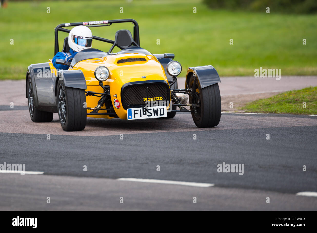 A Westfield racing at the Redline Synthetic Oils Curborough Sprint ...