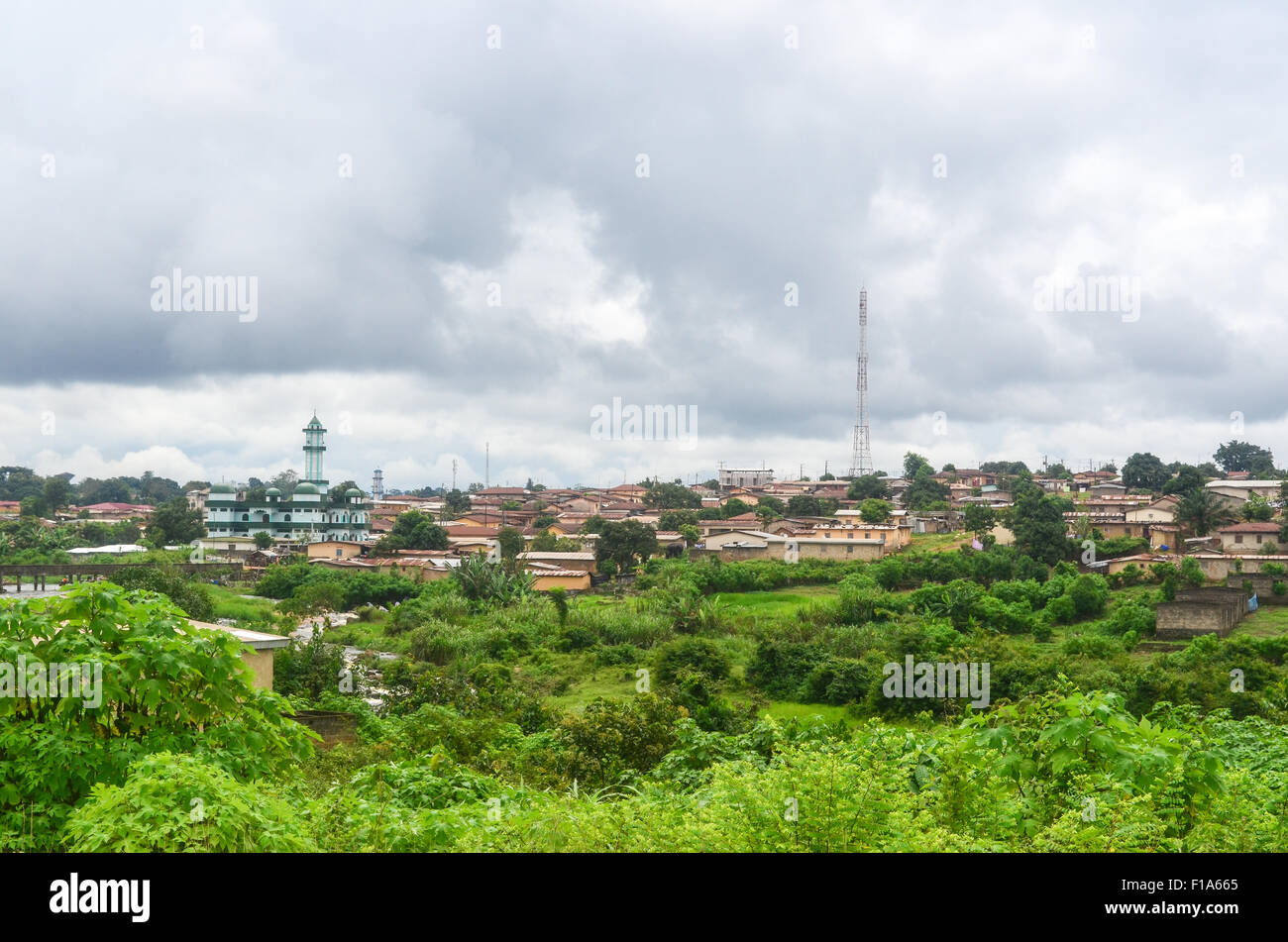 Town of Danane, Ivory Coast Stock Photo - Alamy