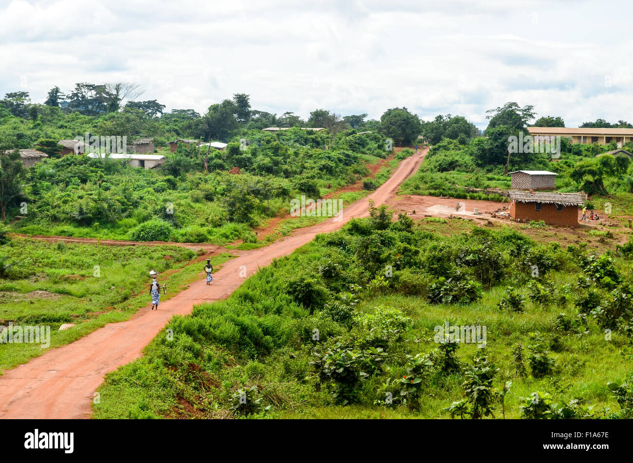 Rural scenery in Ivory Coast Stock Photo - Alamy