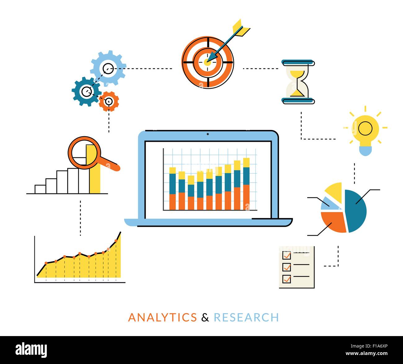 Analytics representation hi-res stock photography and images - Alamy
