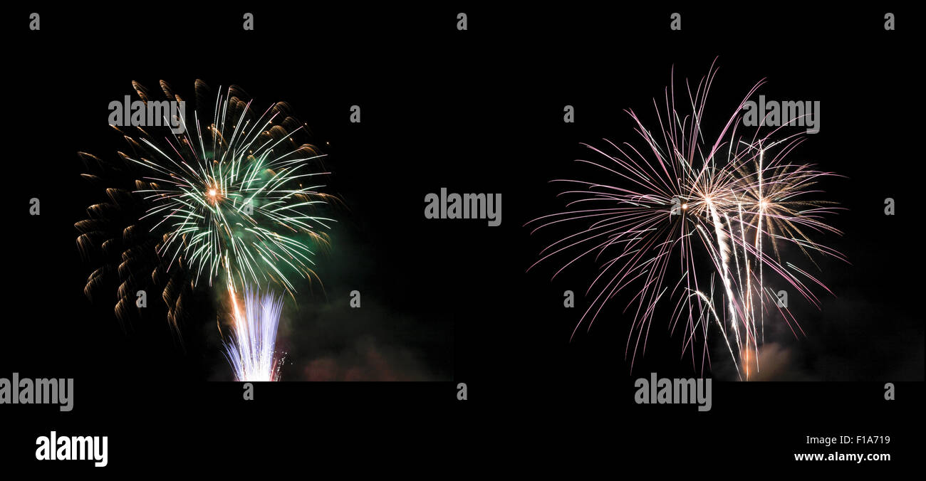 Honolulu, Hawaii. 21st Aug, 2015. Beautiful fireworks display in ...