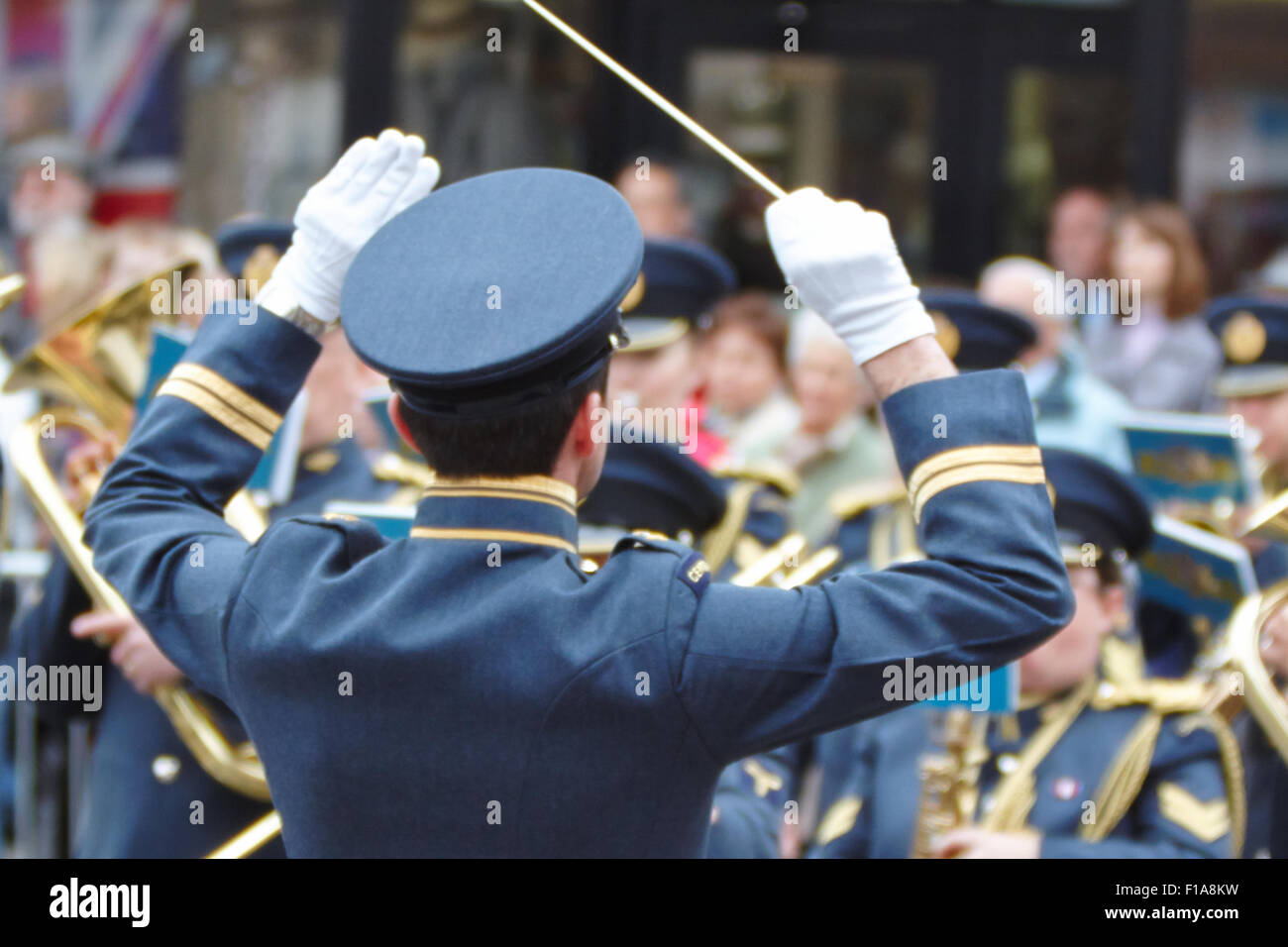Troops from RAF Halton take part in the inaugural freedom parade ...