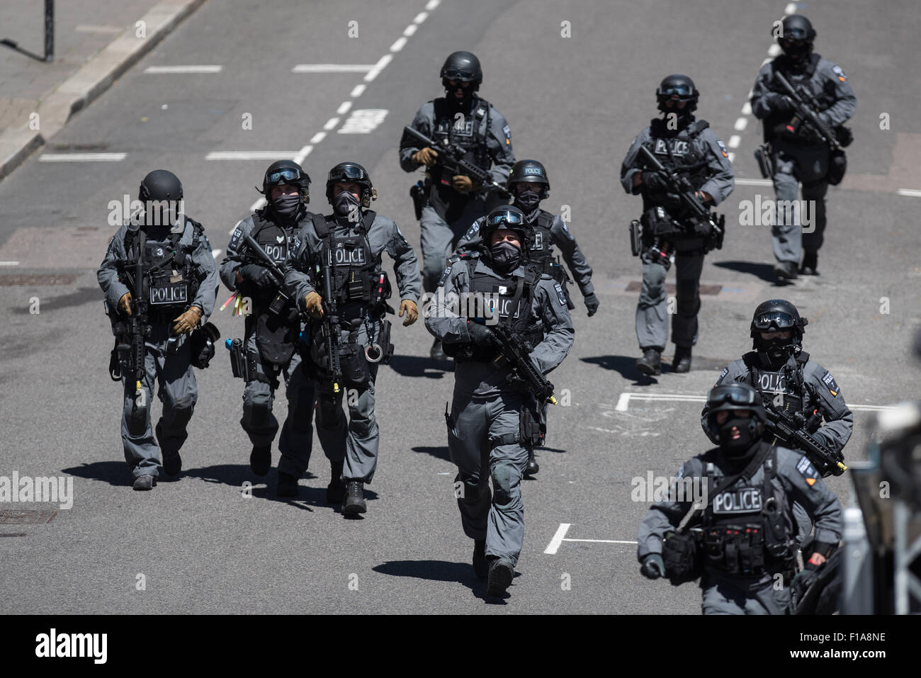 Emergency services take part in the 'Strong Tower' Exercise at the ...