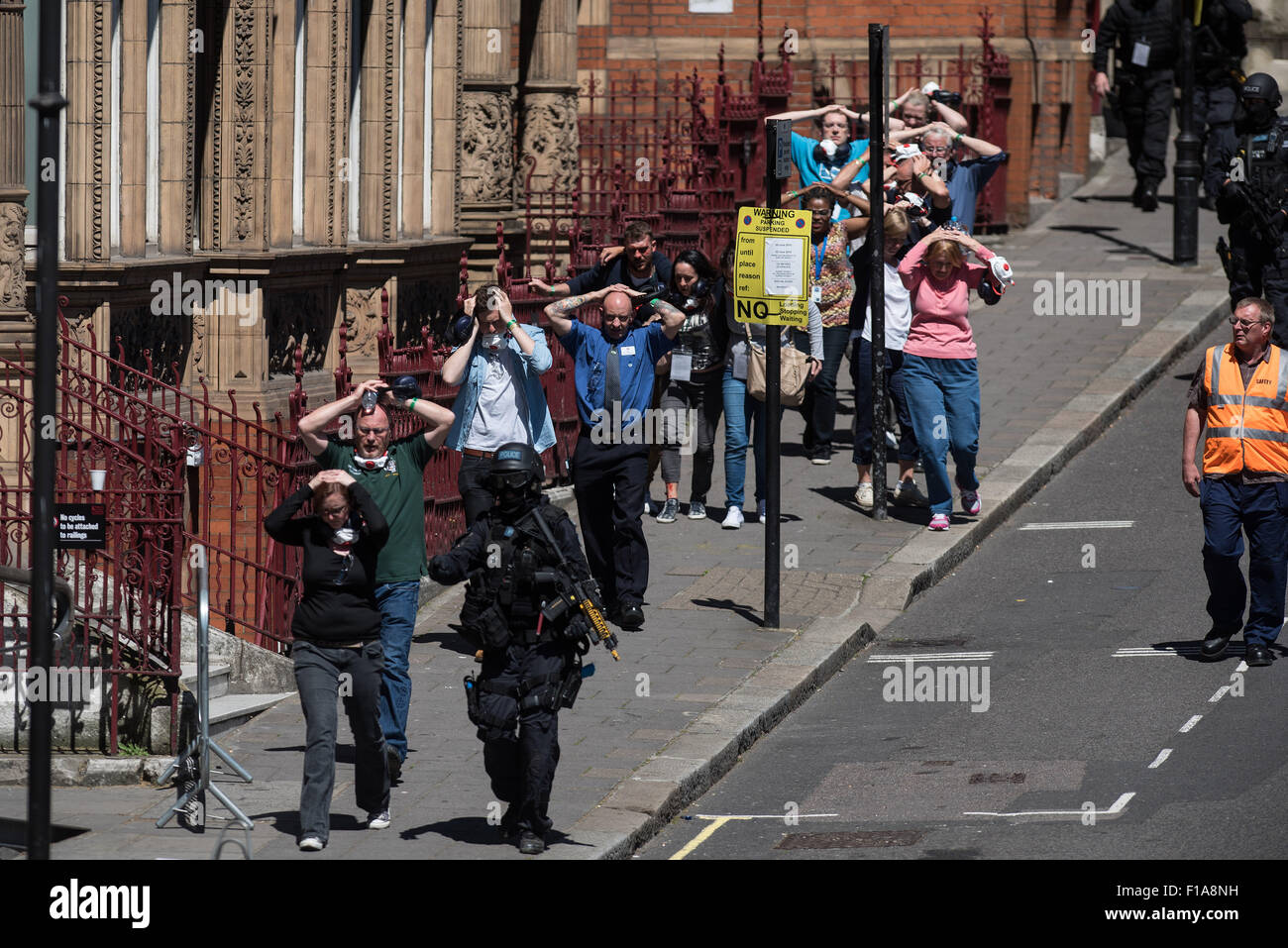 Emergency services take part in the 'Strong Tower' Exercise at the ...