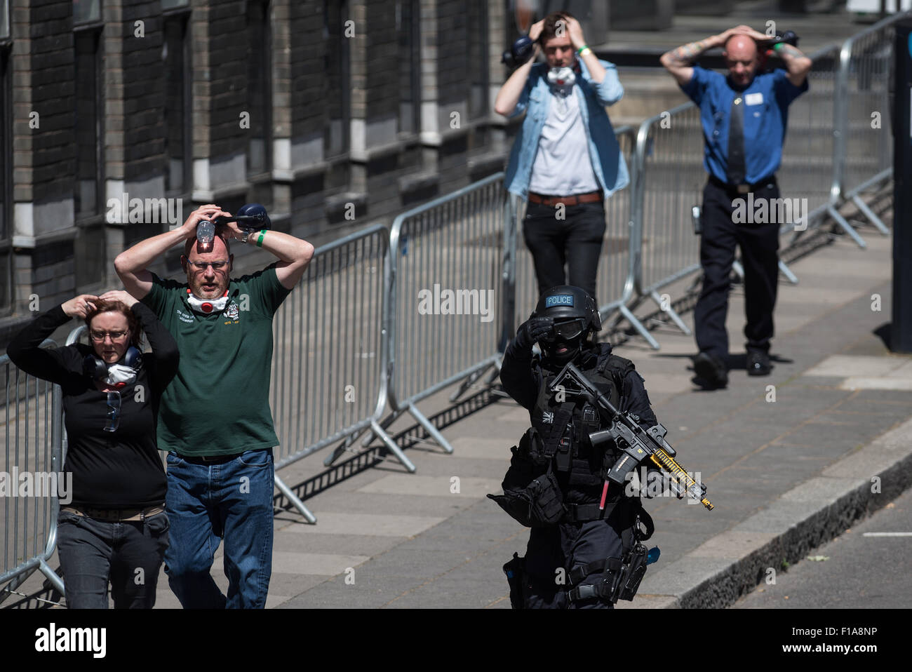 Emergency services take part in the 'Strong Tower' Exercise at the ...