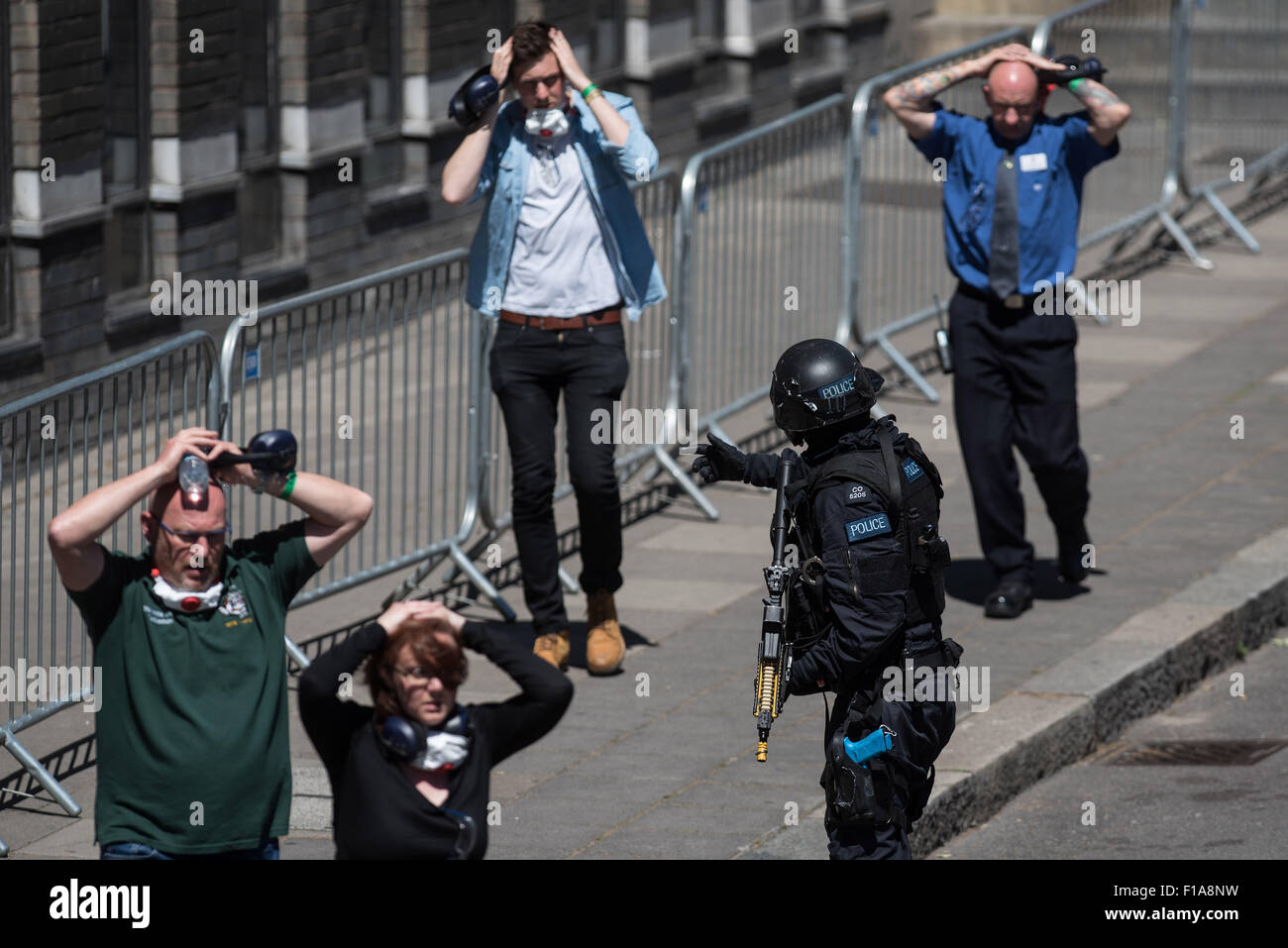 Emergency services take part in the 'Strong Tower' Exercise at the ...