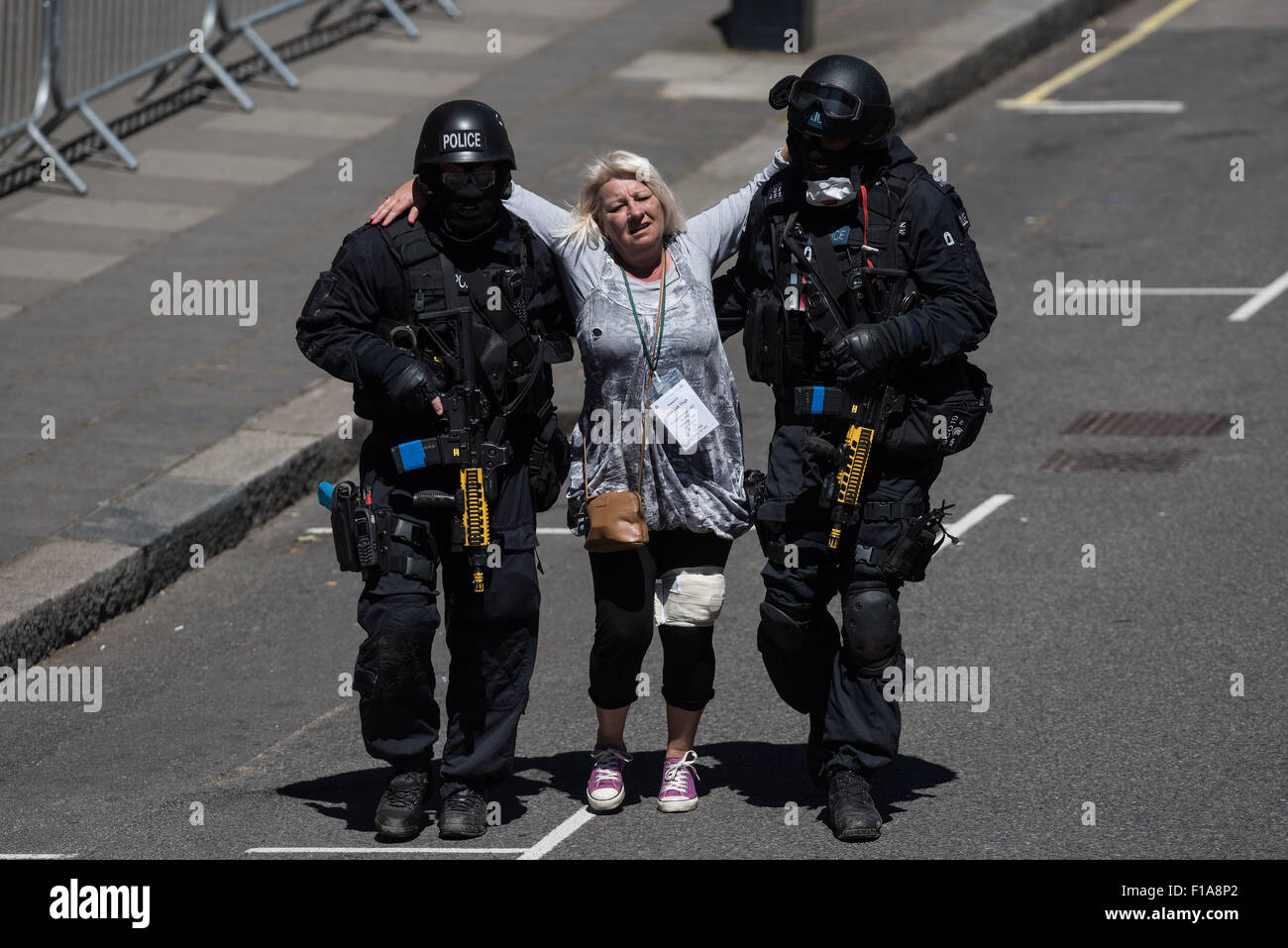 Emergency services take part in the 'Strong Tower' Exercise at the ...