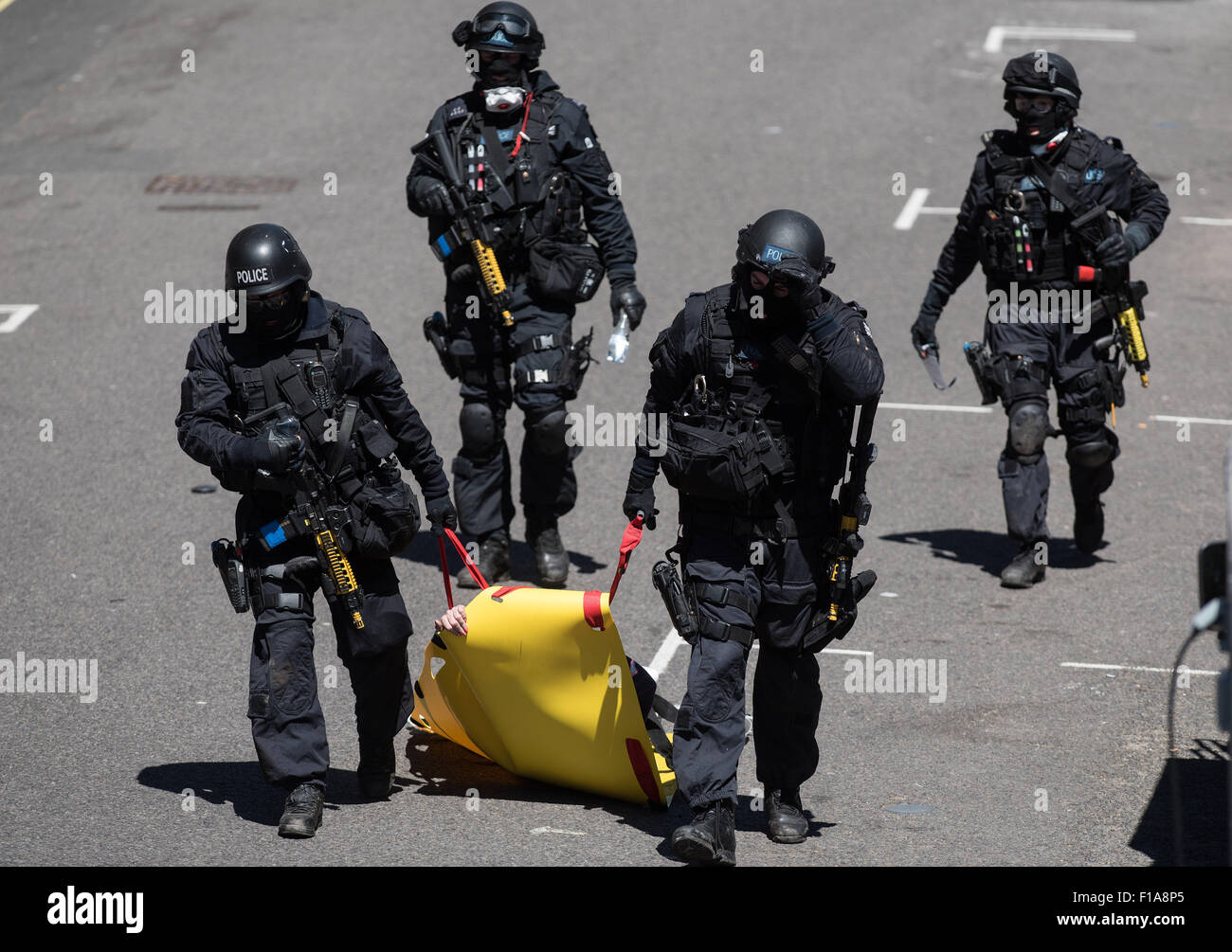 Emergency services take part in the 'Strong Tower' Exercise at the ...