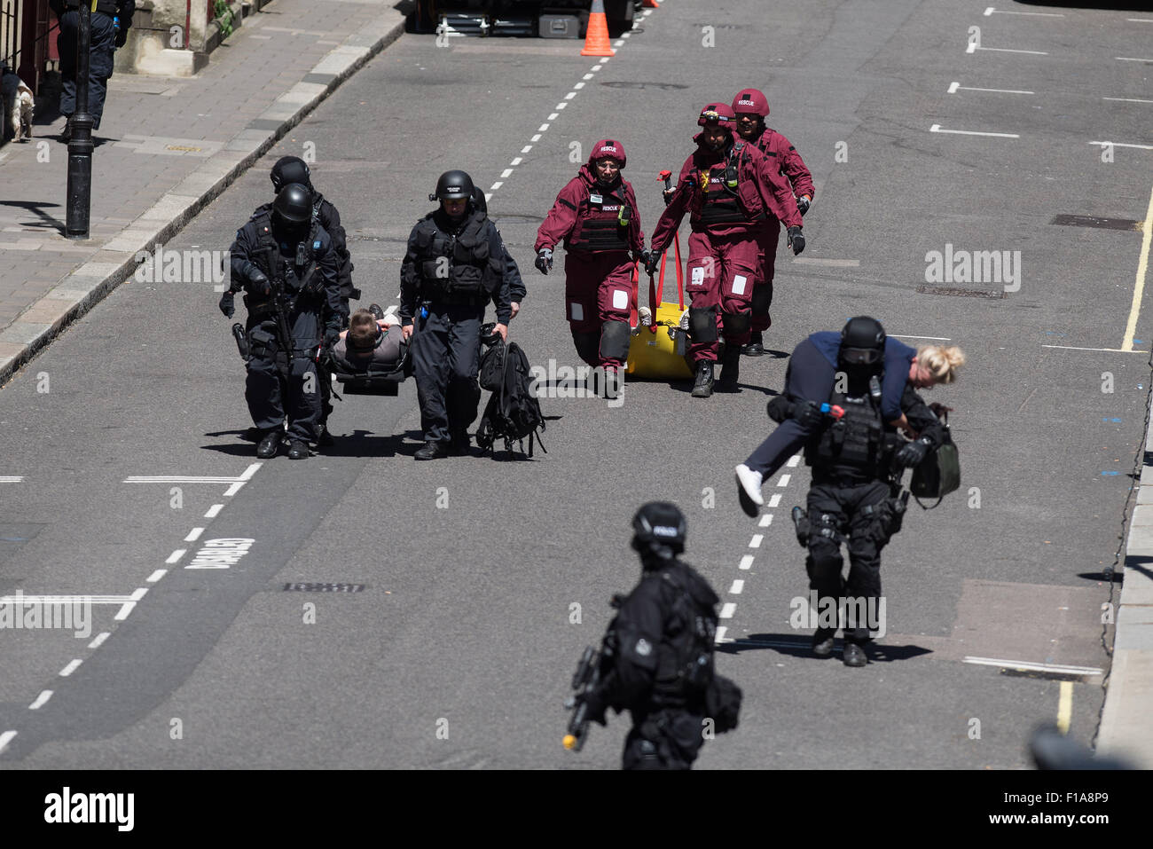 Emergency services take part in the 'Strong Tower' Exercise at the ...