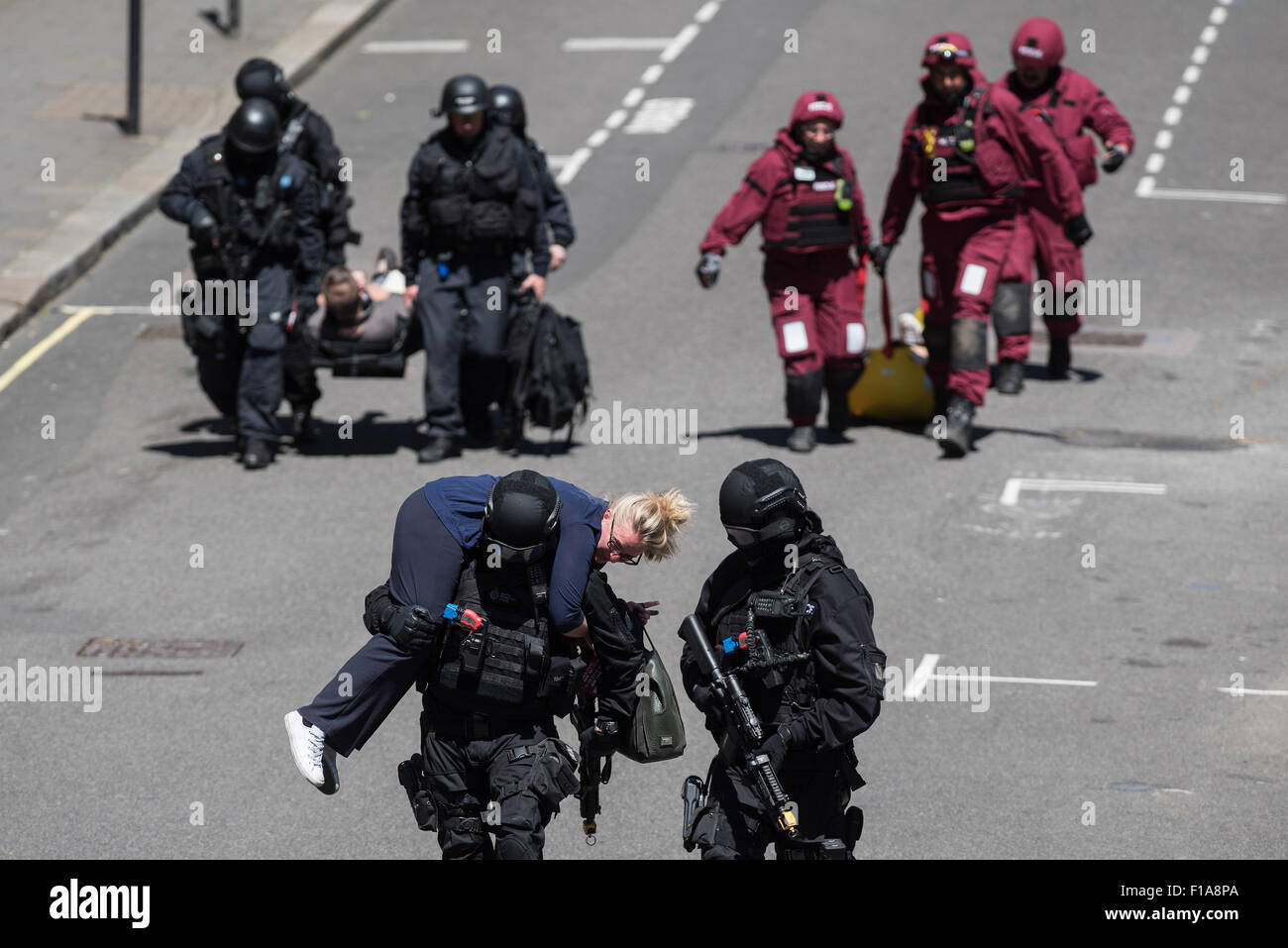 Emergency services take part in the 'Strong Tower' Exercise at the ...