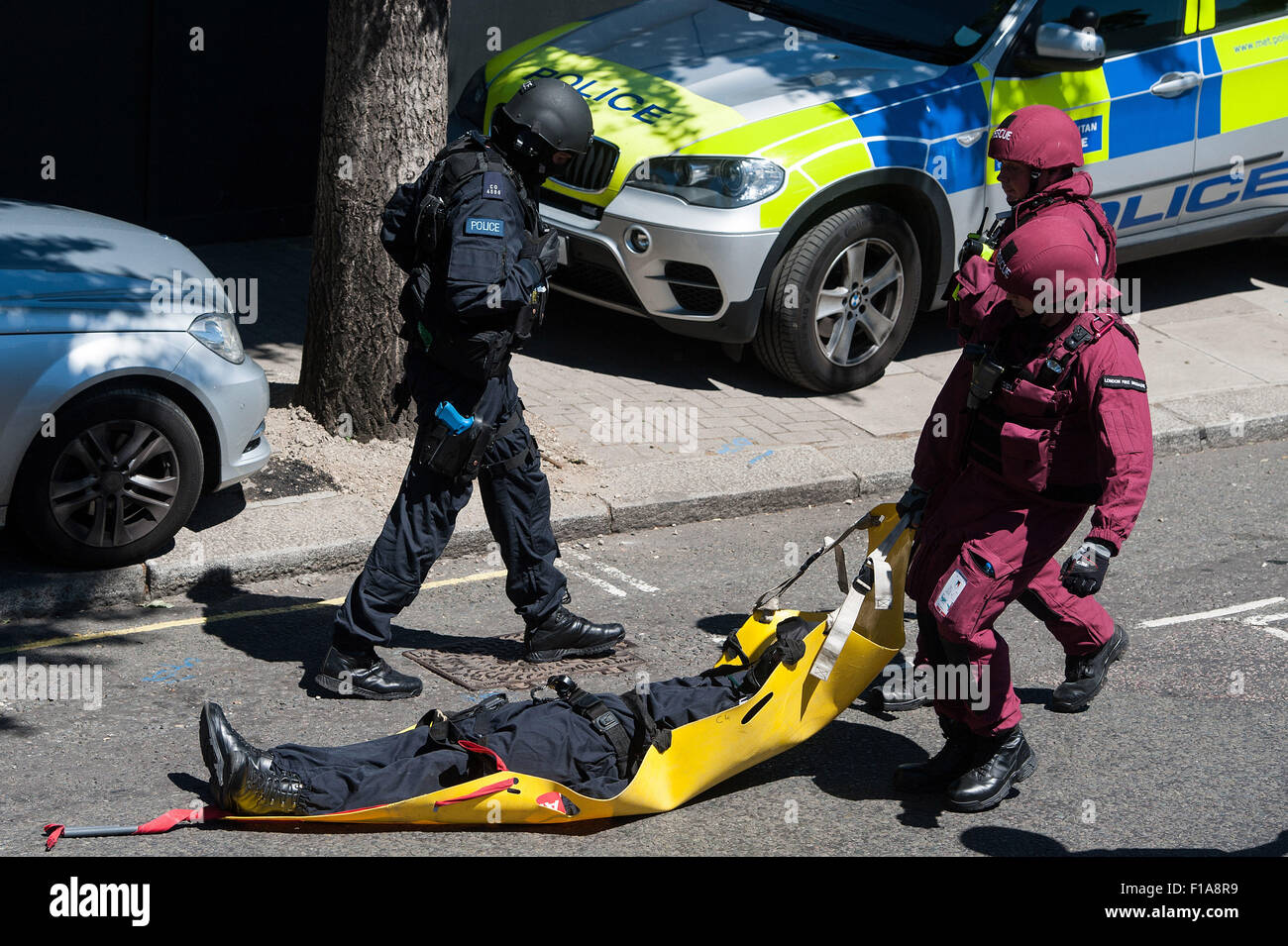 Emergency services take part in the 'Strong Tower' Exercise at the ...