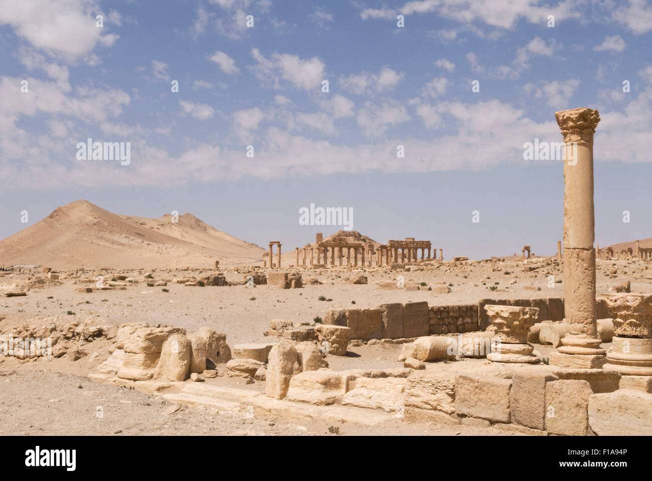 Palmyra, Syria - 2nd Century Roman ruins. UNESCO World Heritage Site ...