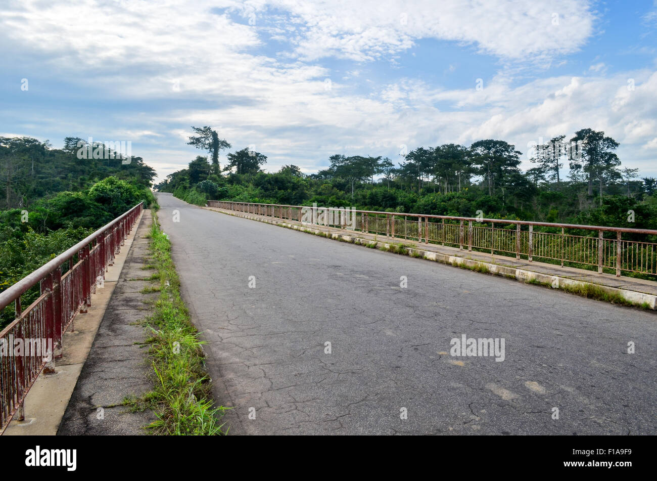 Bridge in Ivory Coast Stock Photo - Alamy