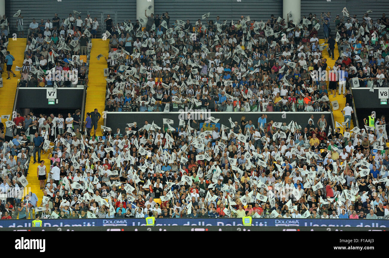 Udine, Italy. 30th August, 2015. General view of the new Friuli Stadium ...