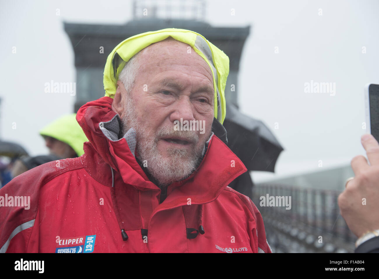 Southend-on-Sea, UK. 31st Aug, 2015. Sir Robin Knox-Johnson, at ...