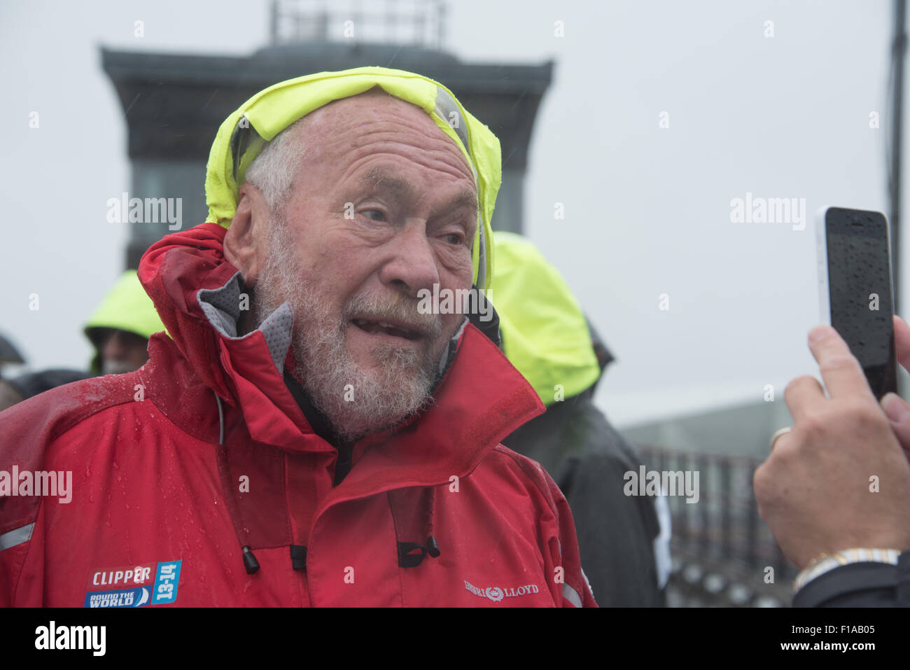 Southend-on-Sea, UK. 31st Aug, 2015. Sir Robin Knox-Johnson, at ...