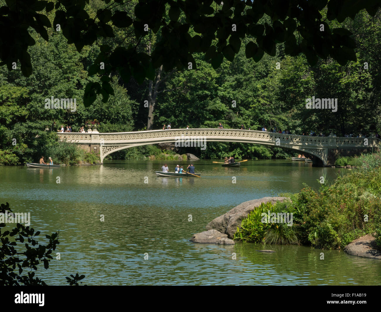 Bow Bridge Central Park, NYC, USA Stock Photo - Alamy