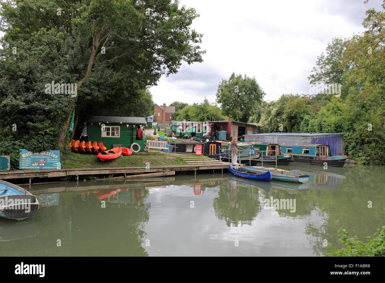 The Basingstoke Canal, England UK Stock Photo - Alamy