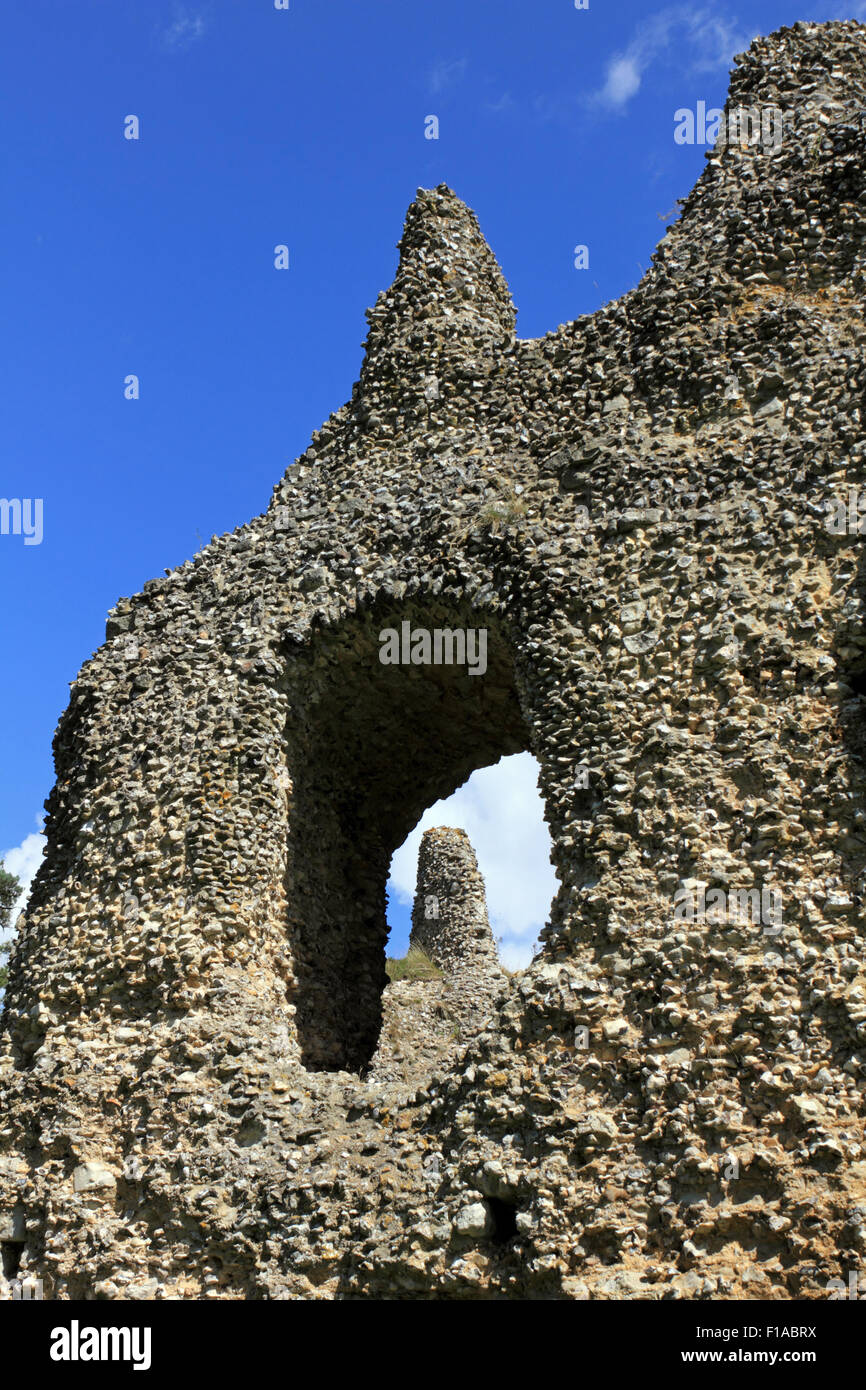 Odiham Castle built by King John near to the Basingstoke Canal ...