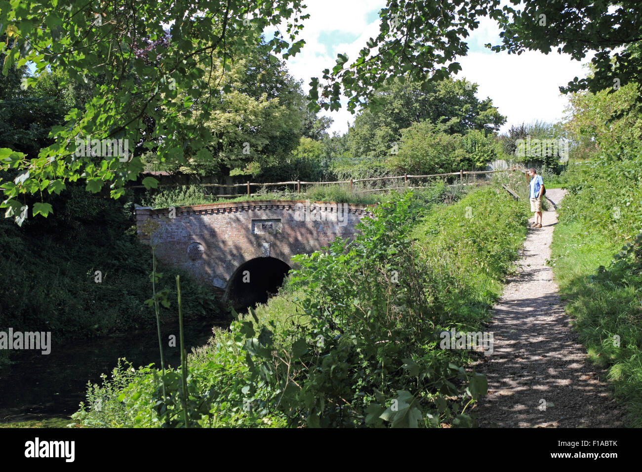 The Greywell Tunnel on the Basingstoke Canal, England UK Stock Photo ...