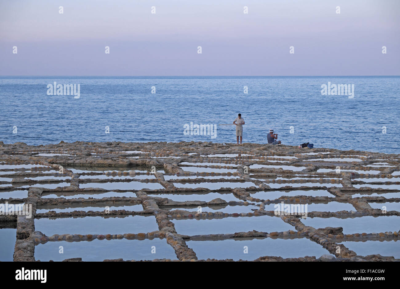 Old salt pans near Xlendi, Gozo, Malta Stock Photo - Alamy