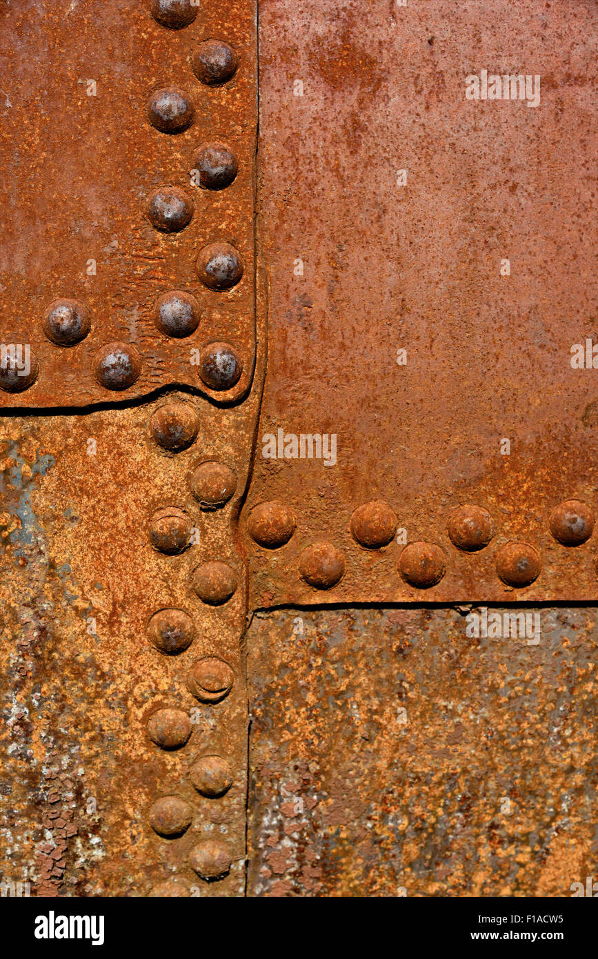 Rusty Metal Rivets Texture