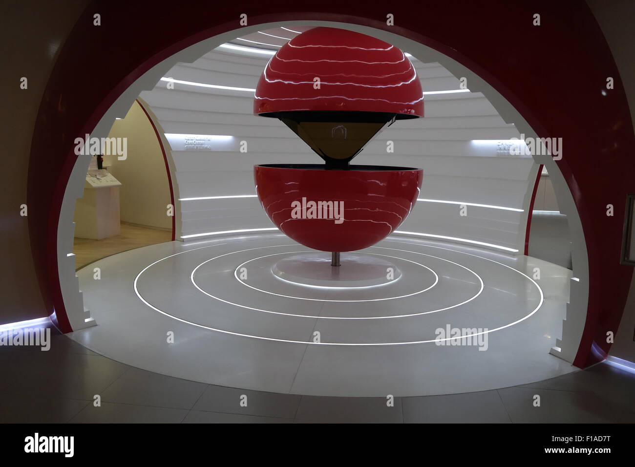 Hong Kong, China, modern interior in the Canon Customer Care Center ...