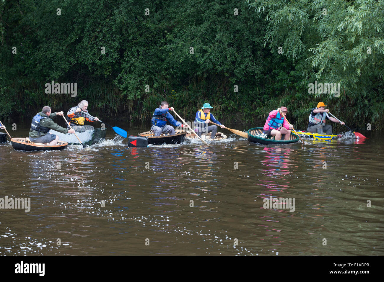 Ironbridge coracles hi-res stock photography and images - Alamy