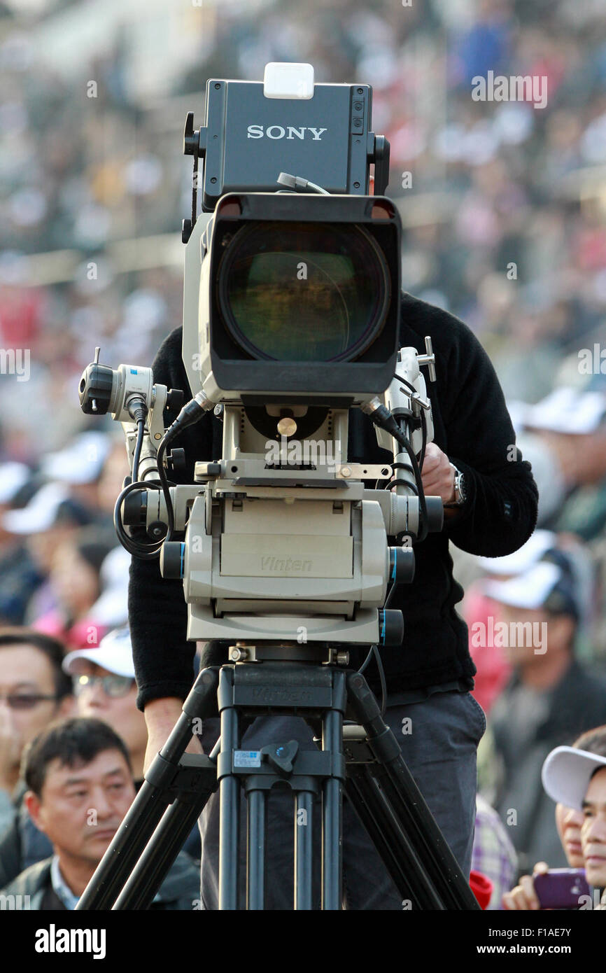 Hong Kong, China, Television Camera Stock Photo - Alamy