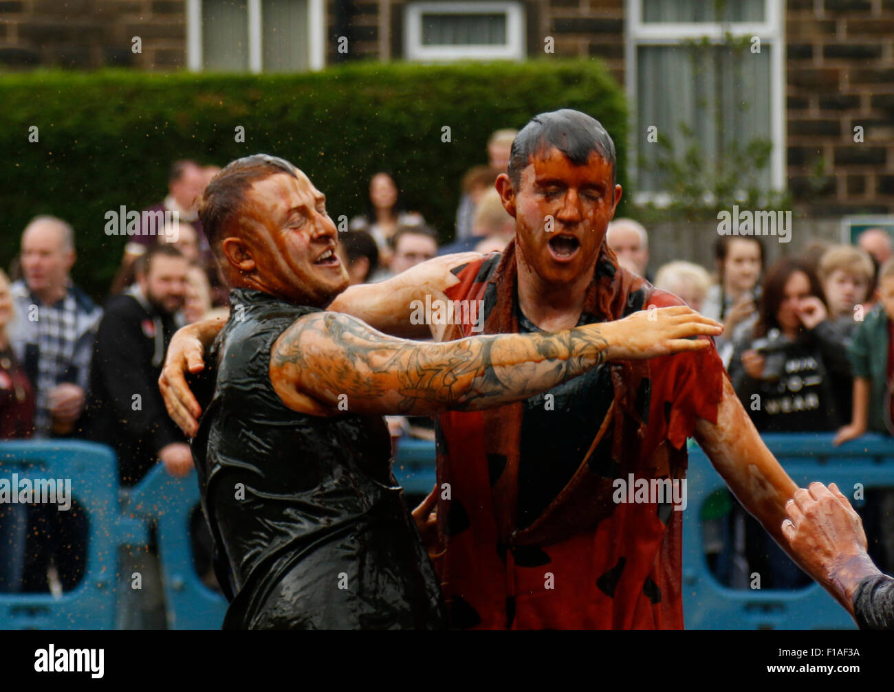 Contestants Wrestle In High Resolution Stock Photography and Images - Alamy
