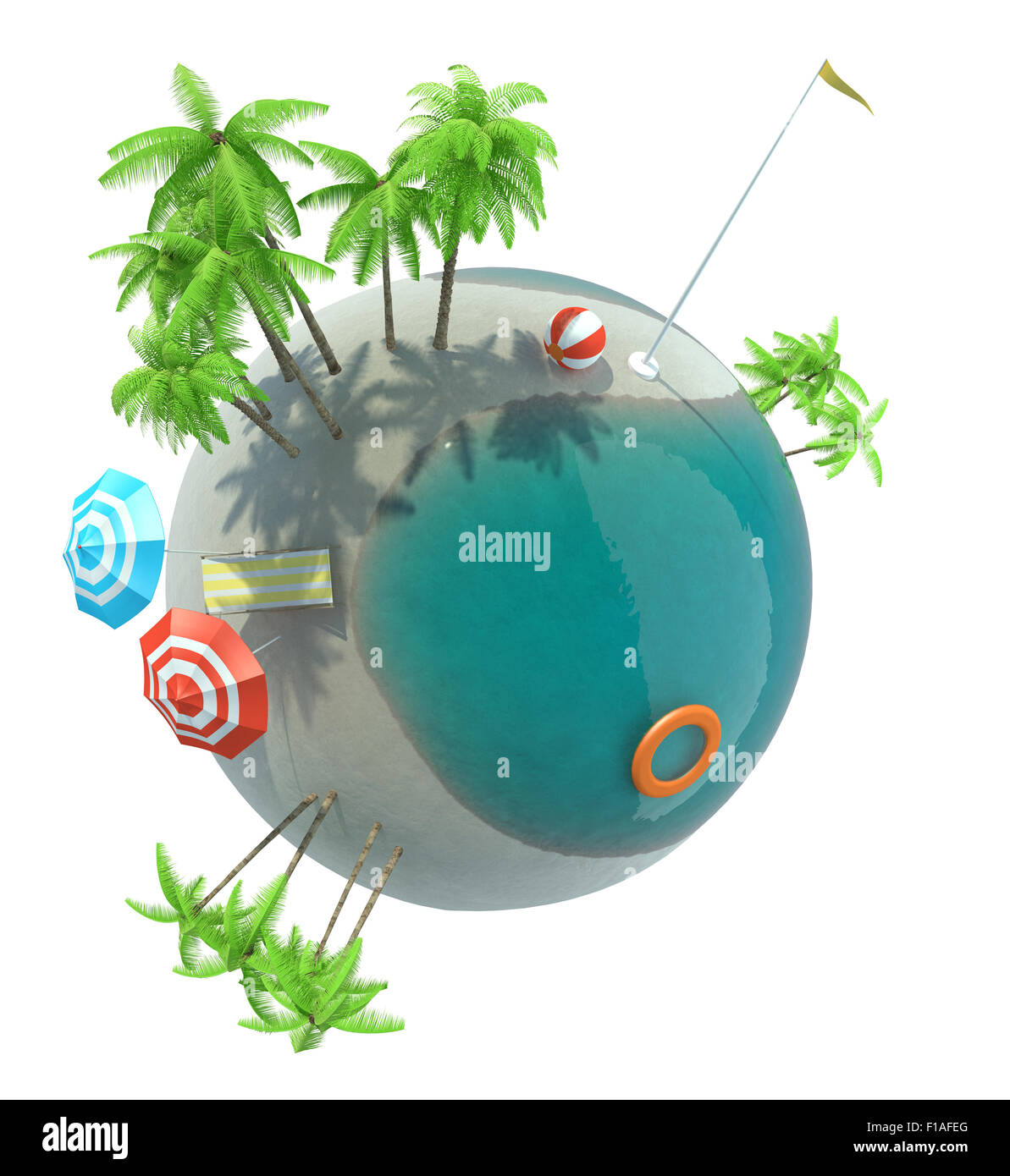 Close up tropical tree Cut Out Stock Images & Pictures - Alamy