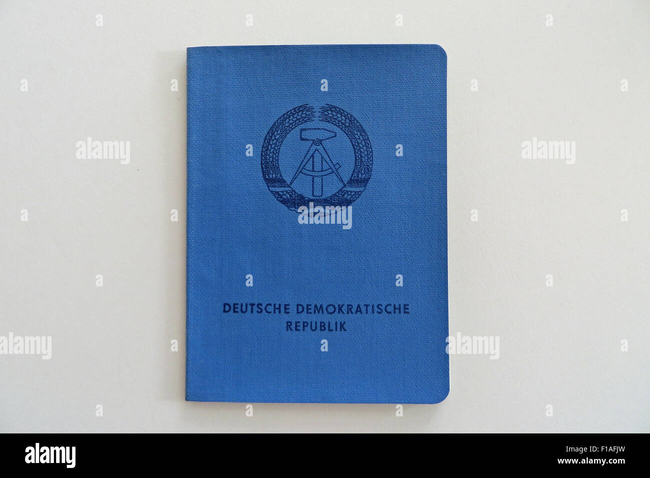 Berlin, Germany, identity card of the GDR Stock Photo - Alamy