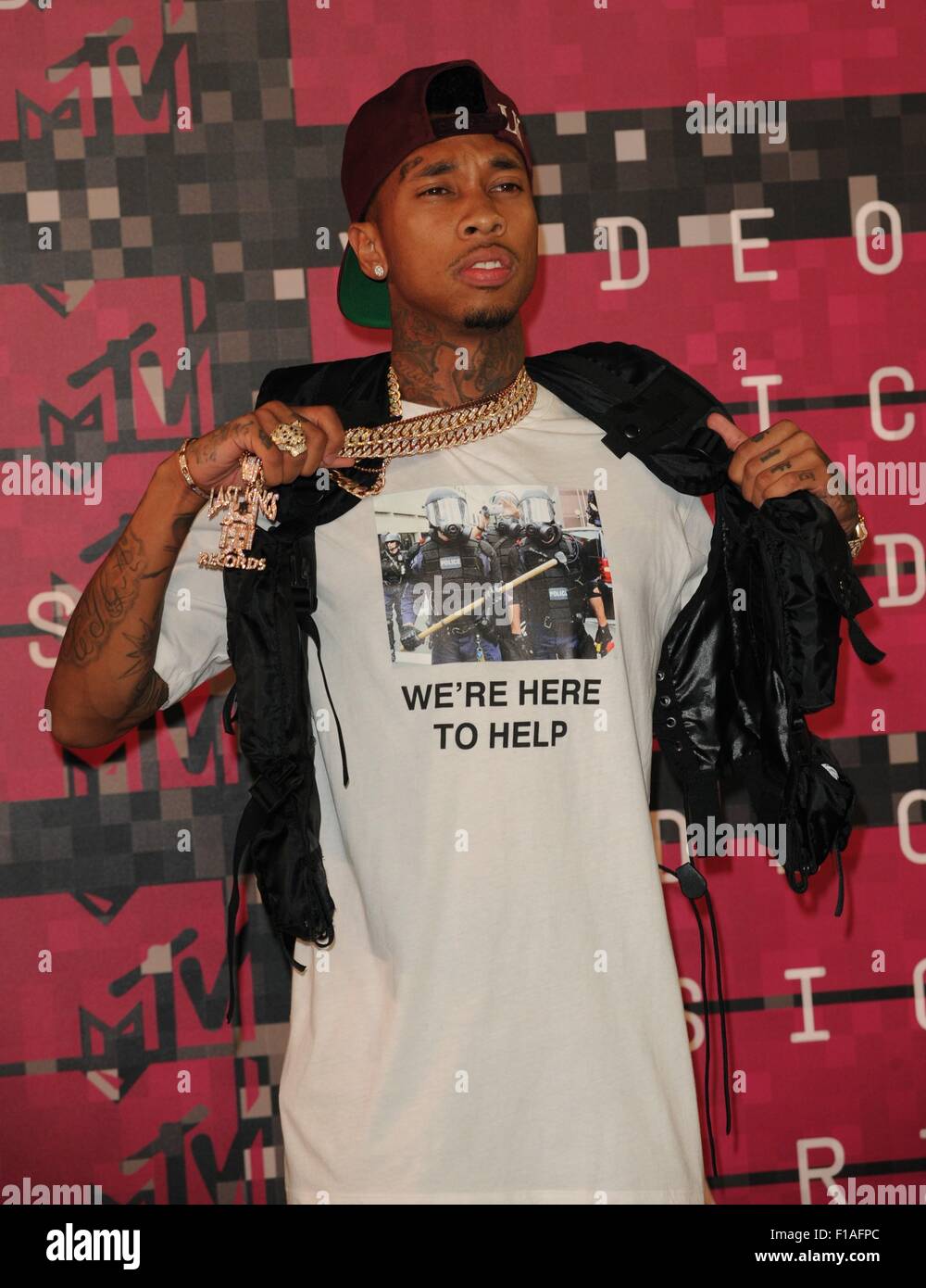Los Angeles, CA, USA. 30th Aug, 2015. Tyga at arrivals for MTV Video ...