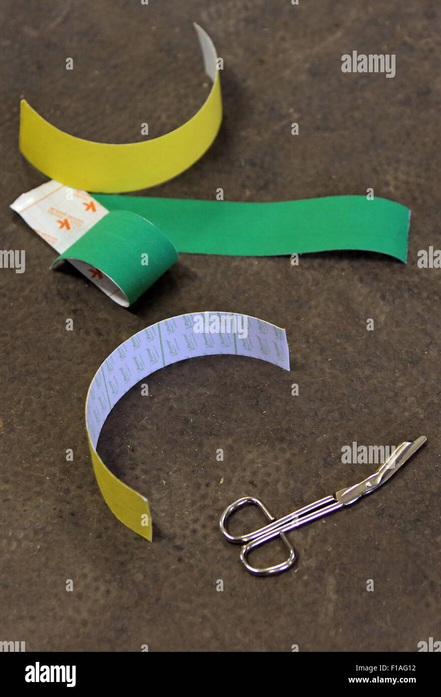 Neuenhagen, Germany, Kinesio Tape and scissors Stock Photo - Alamy