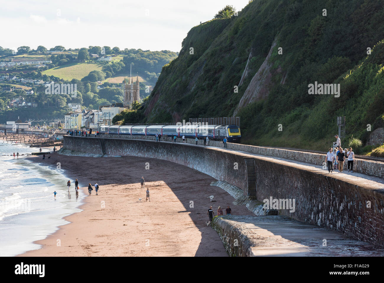 Devon coast railway hi-res stock photography and images - Alamy