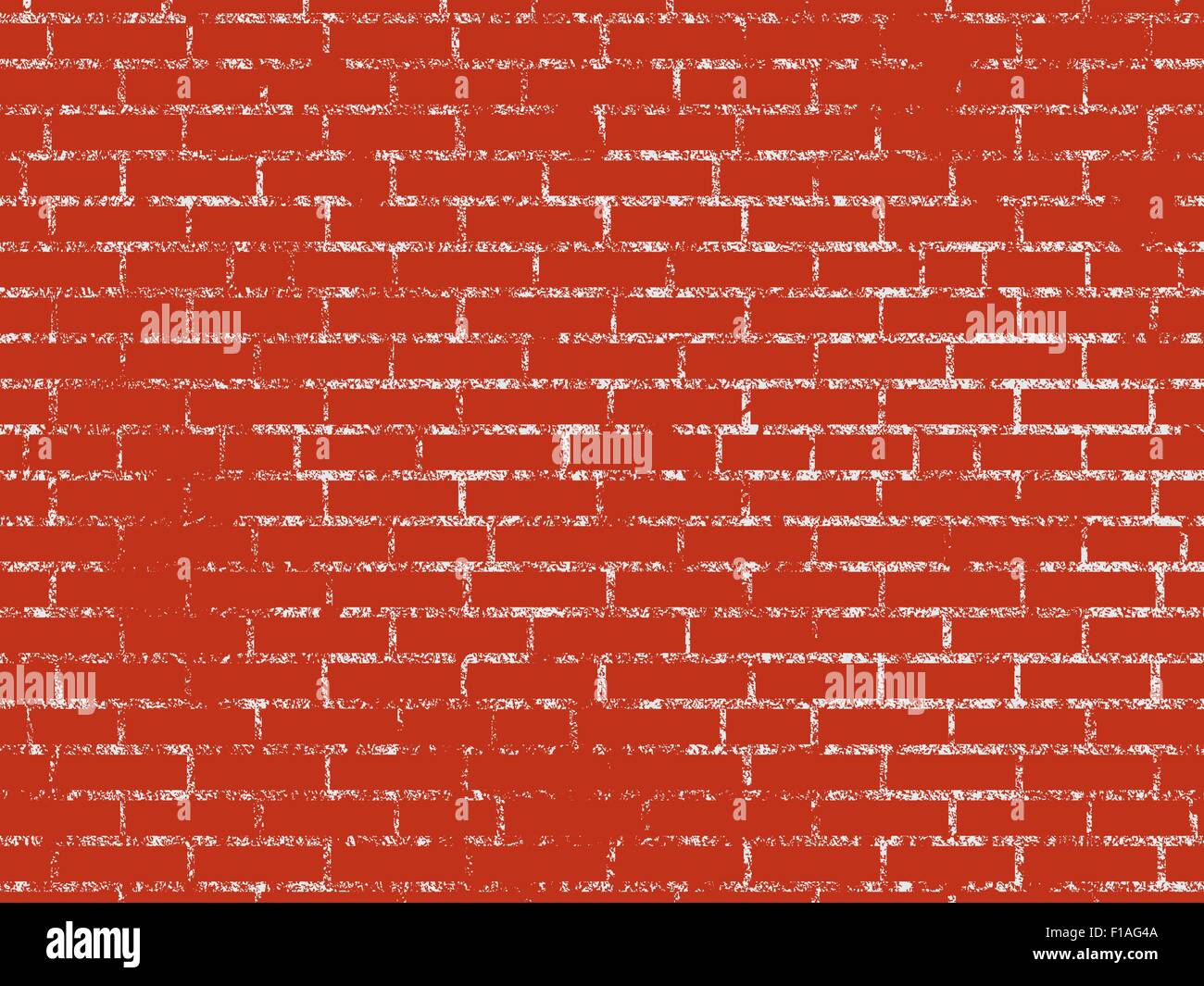 Mortar red brick wall background Stock Vector Images - Alamy