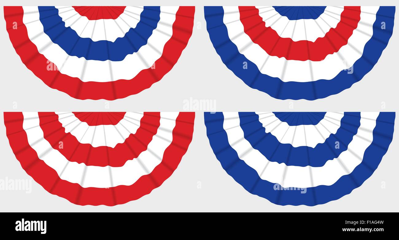 Flag bunting illustration hi-res stock photography and images - Alamy