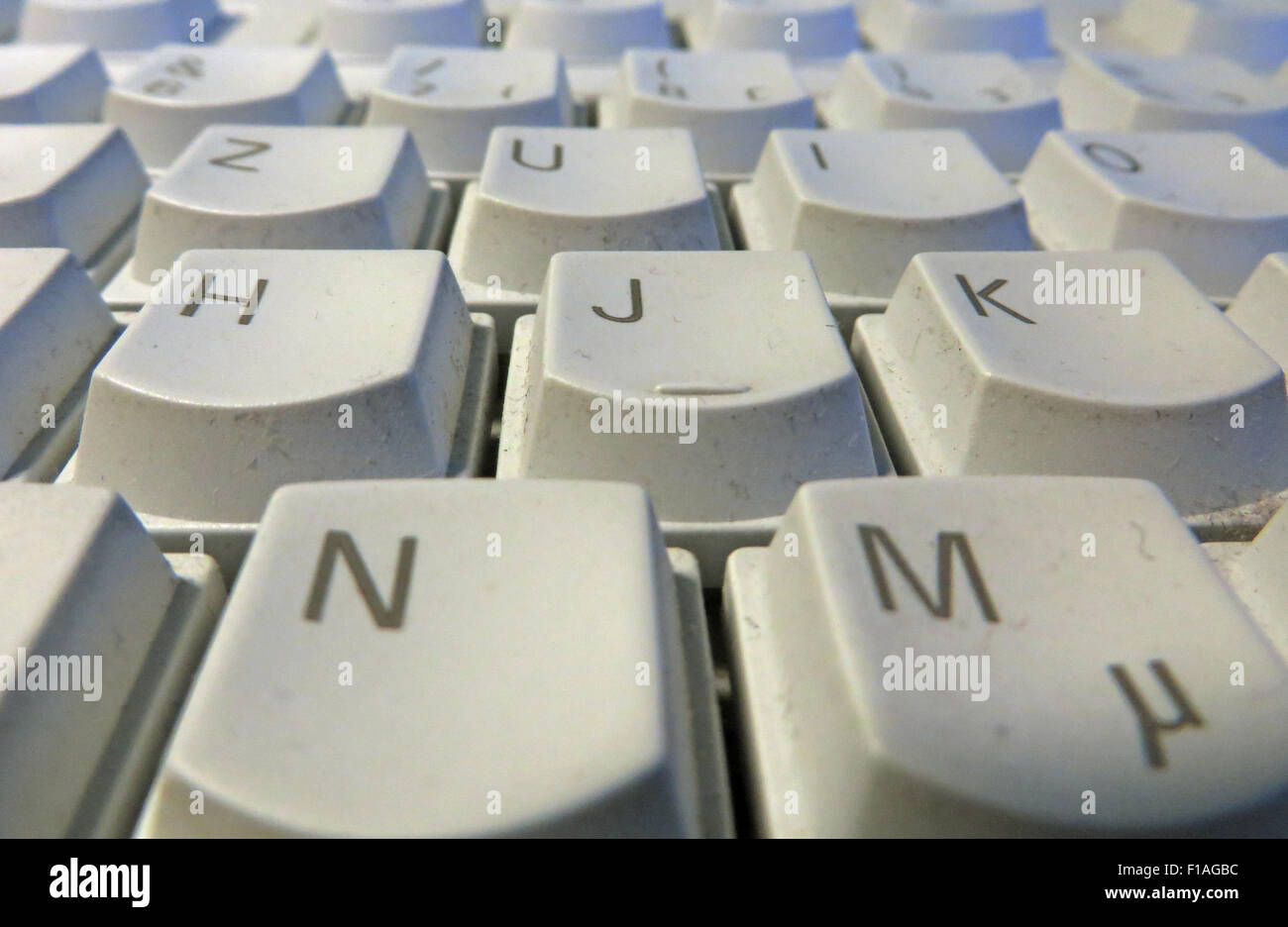 Berlin, Germany, dusty computer keyboard Stock Photo - Alamy
